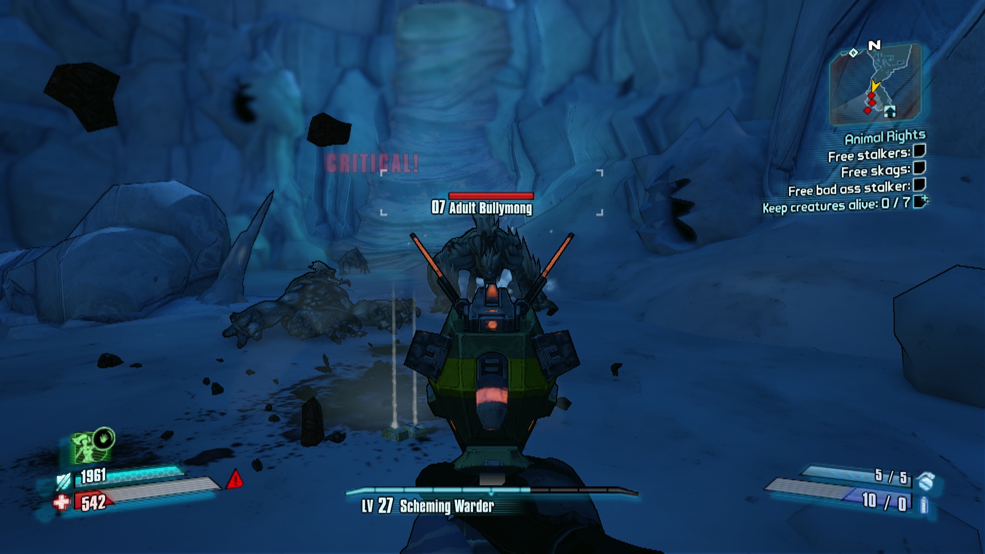 Borderlands 2 Guide: Critical Hit Areas for Spiderant, Bullymong, Skag ...